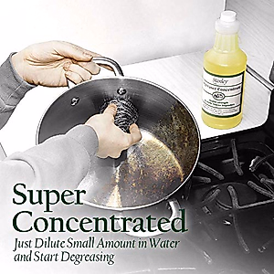 STANLEY HOME PRODUCTS Degreaser Concentrate - Makes 64 Gallons - Removes Stubborn Grease & Grime - Multipurpose Cleaner for Home & Commercial Use…