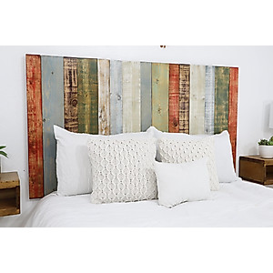 Barn Walls Retro Mix Headboard Full Size, Hanger Style, Handcrafted. Mounts on Wall. Easy Installation
