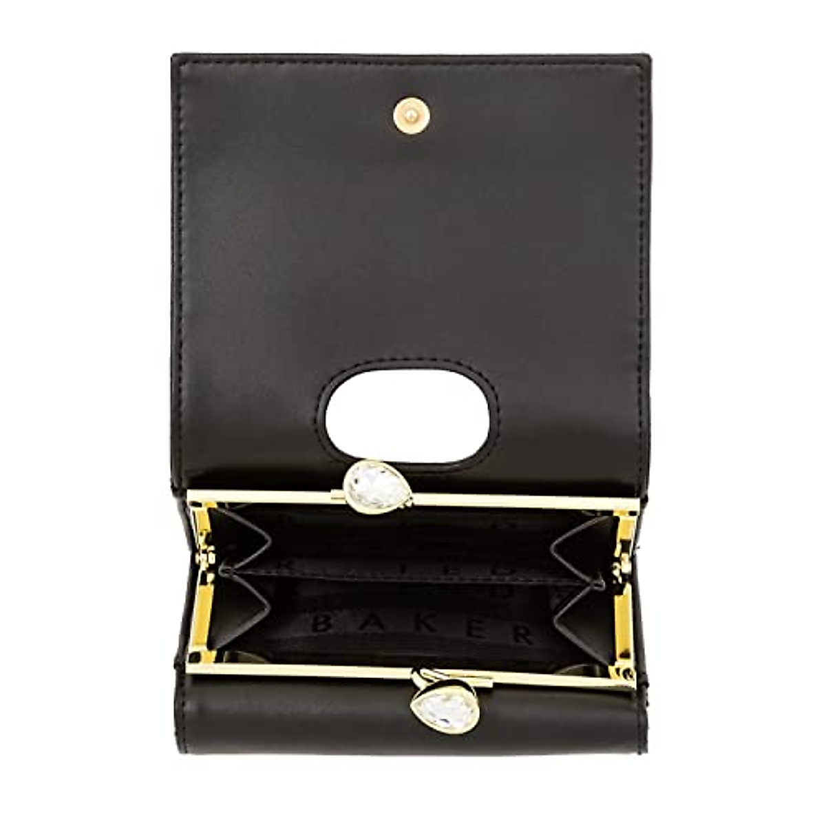 Ted Baker Women's 0 Travel Accessory-Bi-Fold Wallet, Black, One Size