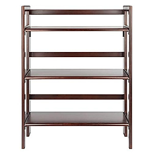 Winsome Wood Terry Shelving, Walnut, 3