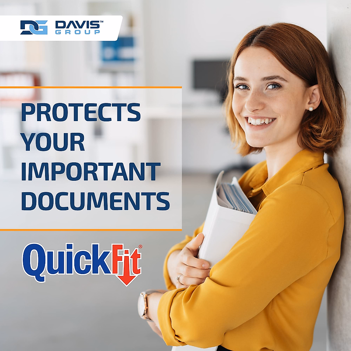 QuickFit View Binder, 3-Ring Binder, Angle D Ring, 5 Inch, White, Pack of 4,87070-04