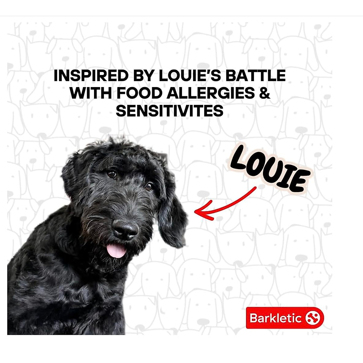 Barkletic Pet Probiotics for Dogs with Gutshroom – Digestive Health, Gut Flora, Allergy & Immune Support, Prebiotic, Enzymes, Natural Superfood, 3 Billion CFU, Free of Common Allergens | 60 Soft Chews