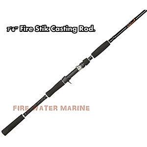 FIRE STIK The 7'6" Catfish Casting Rod Fishing