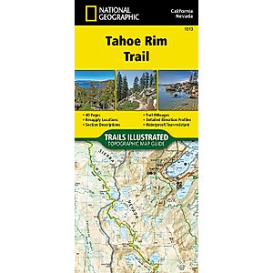 Tahoe Rim Trail Map (National Geographic Topographic Map Guide, 1013)
