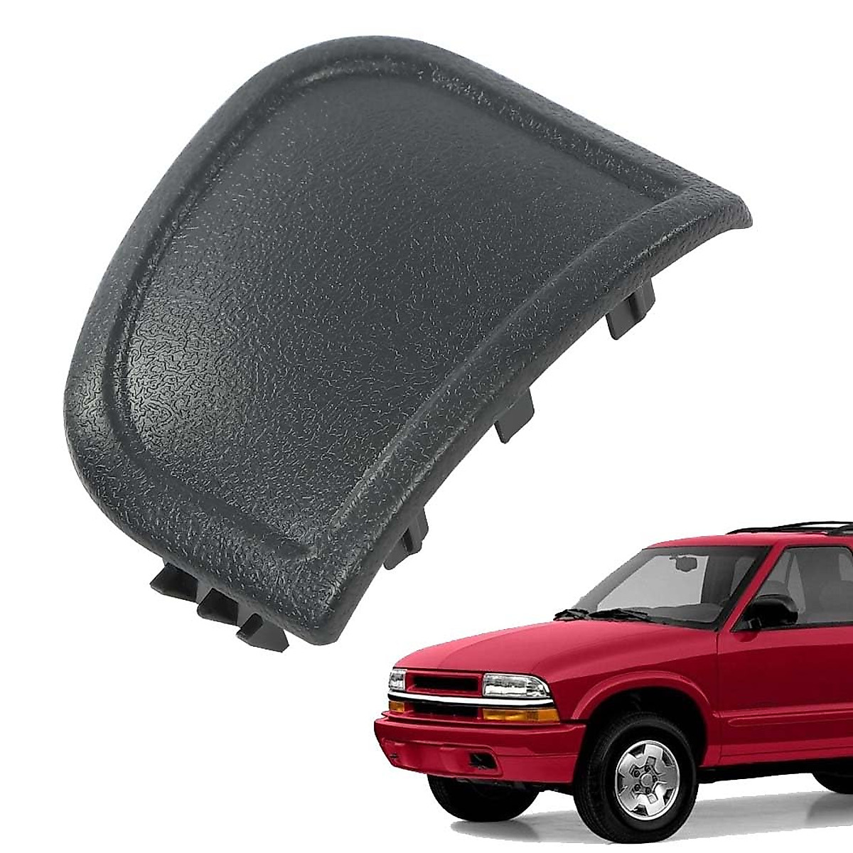CHEDA Dark Gray Switch Cover Cluster Bezel Dash Trim Compatible with Chevy S10 Blazer 4x4 4wd 1998 1999 2000 2001 2002 2003 2004