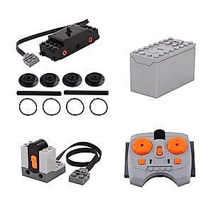Power Functions Parts Building Blocks Train Track Motor Battery Box Infrared Remote Controller Receiver (modle2)