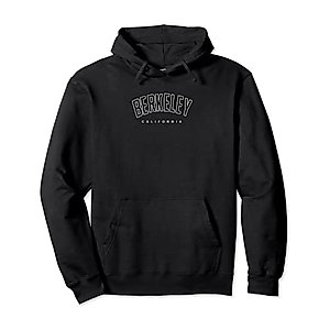 Retro Vintage California State Jersey Berkeley Varsity Pullover Hoodie