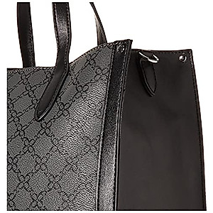 Nine West Candance Carryall Jet Black Logo One Size