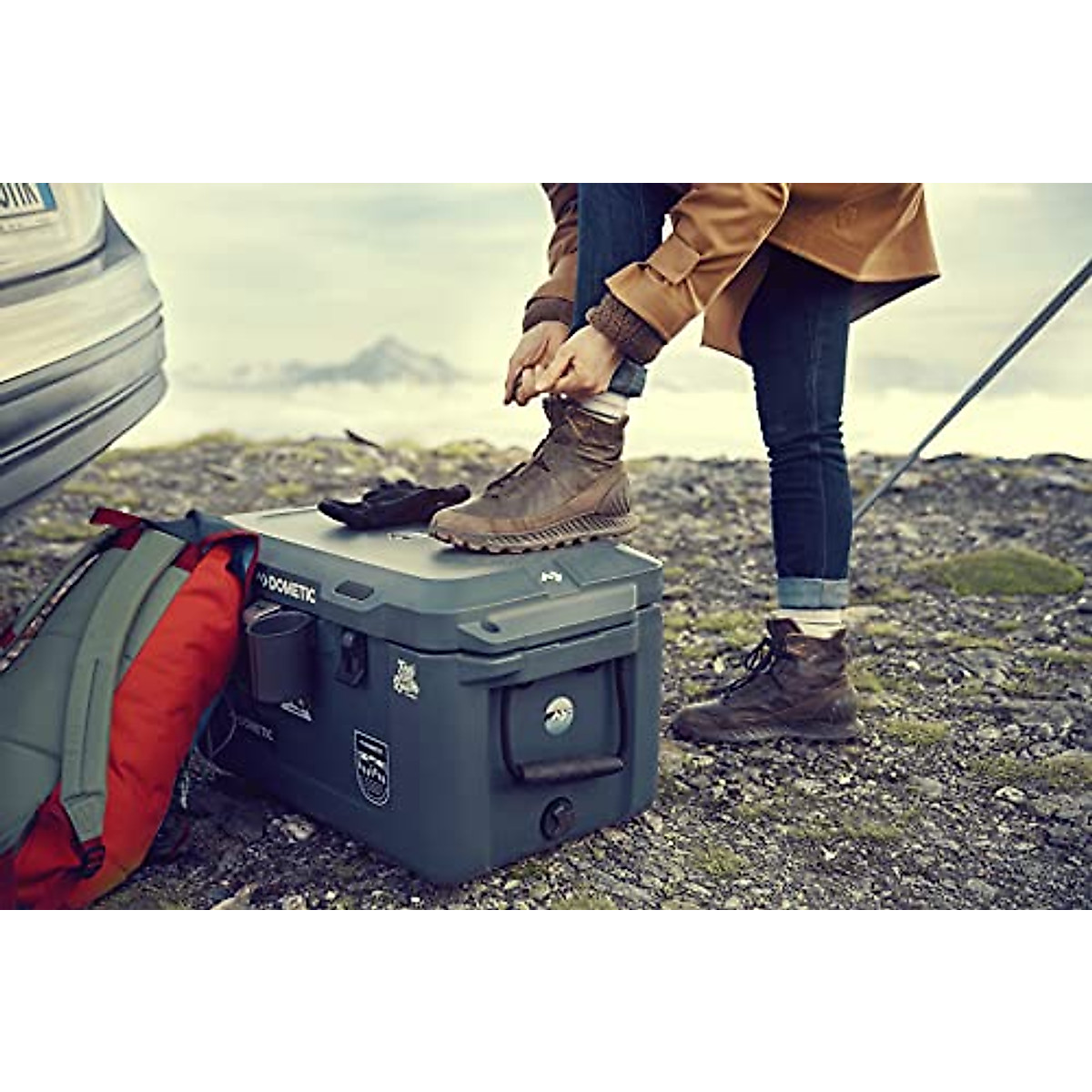 Dometic Patrol 35L Insulated Hard Cooler, Ocean, Ice Chest and Passive Cool Box, Fits 28 Cans