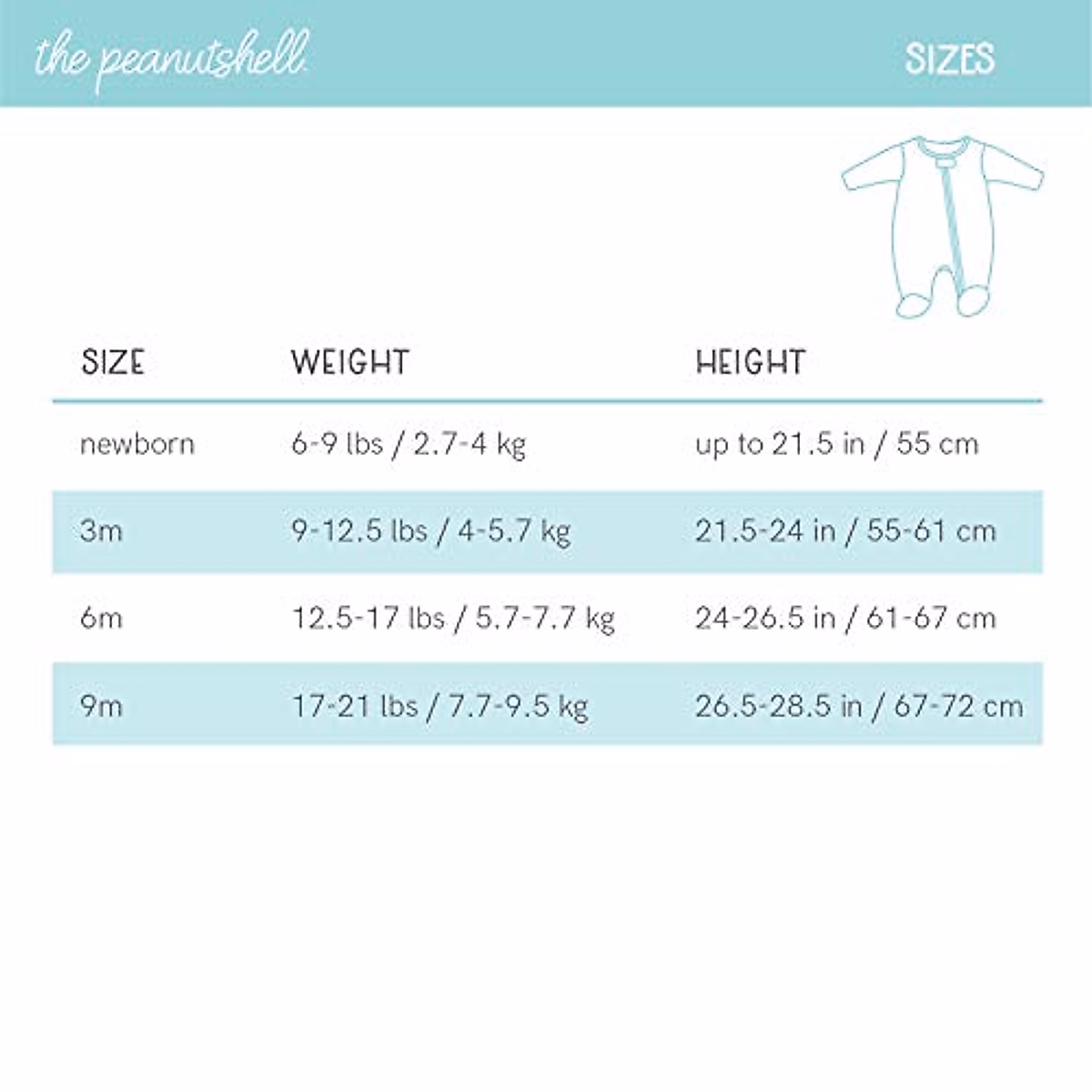 The Peanutshell Footed Baby Sleepers for Girls, Purple Woodland Animals, 3 Pack Set (9M)