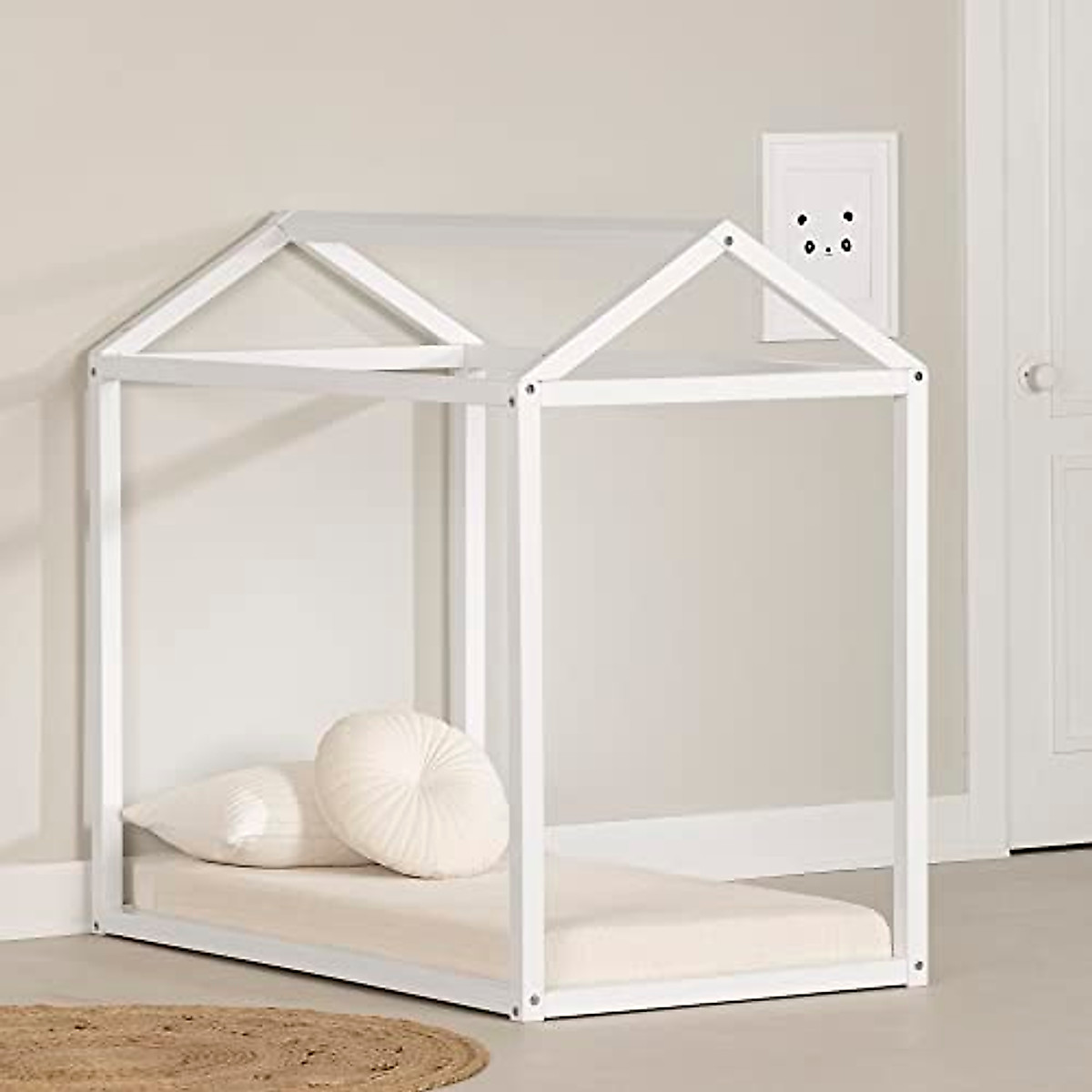 South Shore Sweedi Toddler House Bed, White