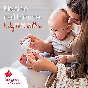 Baby Nail File Electric Nail Trimmer: Baby Nail Trimmer for Infant and Toddler: Safer Than Baby Nail Clippers - Baby Grooming Kit and Manicure Set