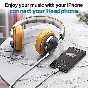 ONGAHON Aux Cord for iPhone 6.6FT,MFi Certified Long Aux Cable for Car Home Stereo,Speaker,Headphones Compatible for iPhone 14 13 12 11 Pro Max 5 6 7 8 Plus X XR XS iPad iPod