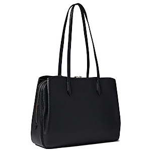 Kate Spade New York Hudson Pebbled Leather Large Work Tote Black One Size