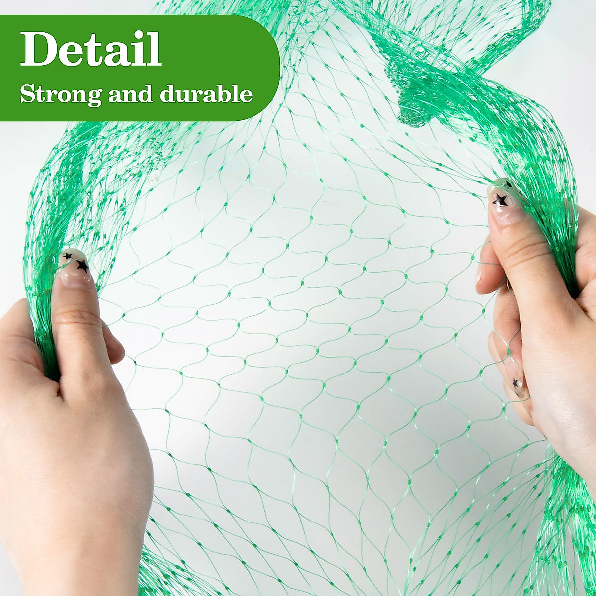 Sukh Bird Netting for Garden 13x33ft - Garden Netting Mesh Netting for Garden Protection Heavy Duty Bird Netting Garden Fence Plant Netting Chicken Netting Poultry Netting