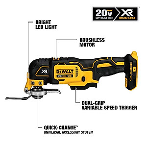 Dewalt DCK1020D2R 20V MAX Lithium-Ion Cordless 10-Tool Combo Kit (2 Ah) (Renewed)