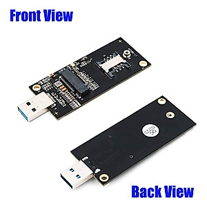 NGFF(M.2) Key B to USB 3.0 Adapter with SIM 6Pin Slot for WWAN/LTE Module