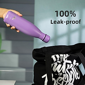 Konokyo Insulated Water Bottles,25 oz Double Wall Stainless Steel Vacumm Metal Flask for Sports Travel,Lavender