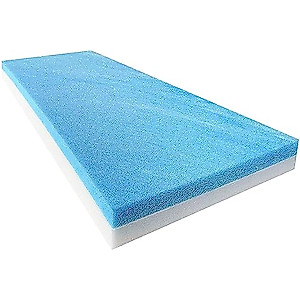 FoamTouch 2" Height x 30" Width x 75" Length Camper/RV bunk Mattress with Gel Memory Foam -No Cover