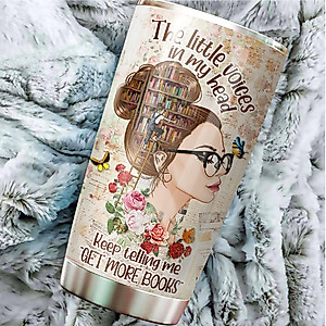 Book Lover Tumbler - Gifts For Book Lover On Christmas, Birthday - Librarian Tumbler for Women - Book Lover Mug - Book Lover Cup - Gifts for Women - Gifts for Her