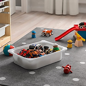 I-K-E-A 2x TROFAST Storage Box, White Container 16 ½x11 ¾x4 ''