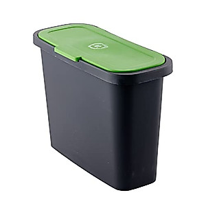Amazon Exclusive Combo - 48 Gallon Compost Tumbler with Compost Cart, 9 Liter Compost bin, 3 Rolls of Corn Bags and Plant Caddy