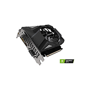Gigabyte GeForce GTX 1650 D6 OC 4G Graphics Card, 170mm Compact Size, 4GB 128-Bit GDDR6, GV-N1656OC-4GD Video Card