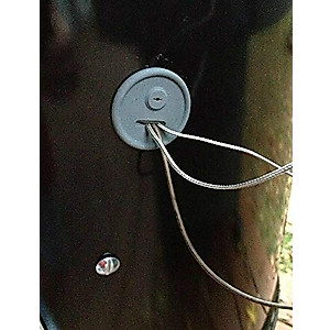 Feather butterfly 2 Pack Thermometer and Probe Grommet for Grills - Compatible with Weber Smokey Mountain Cookers and More