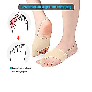Bunion Corrector, Bunion Pain Relief Splint, Big Toe Straightener Pain Relief for Women & Men, Day Night Support