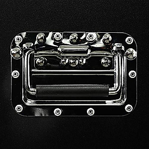 Seismic Audio - SA-PTR-16UC - 16 Space Pro Audio DJ Road Rack Case with Casters - 16U Pro Tour Grade Rack