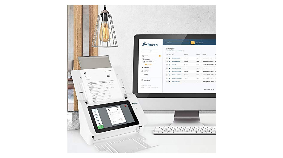 Raven Original Document Scanner | Wireless & Fast Scan