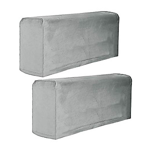 BESPORTBLE Recliner Cover Car Assesories Armrest Covers Stretch Anti-Slip Furniture Protector Armchair Slipcovers for Recliners Sofas Chairs Set of 2 (Grey) Stretchy Couch Cover Recliner Chair Covers