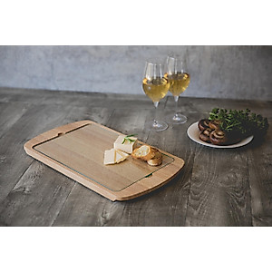 PICNIC TIME Star Wars Billboard Glass Top Cheese Board, Serving Platter, Cheese Boards Charcuterie Boards, (Parawood)