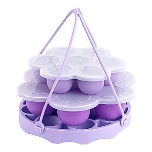 SHIDOW Silicone Egg Bites Molds for Instant Pot Accessories, Fit Instant Pot 5,6,8 qt Pressure Cooker, Silicone Egg Mold for Home Pressure Cookers Kitchen Restaurant.