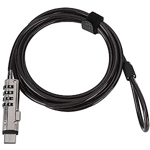 Laptop Cable Locks Combination Cable Lock 4 Digital Password Security Anti Theft Lock for USB Devices Equipment Notebook Computer