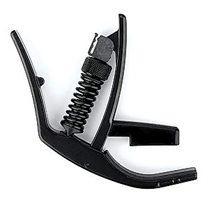 D'Addario Accessories Guitar Capo - NS Artist Dadgad - Simulates dadgad Tuning - Single Hand Use – Integrated Pick Holder and NS Micro Tuner Mounting Bracket - Black