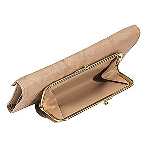 Buxton Women Wallet Heiress Organizer Clutch 4 Colors Clutch-Black-Black