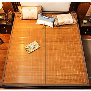 Shuanggui Bamboo-Mat-Summer-Mattress-Pad-Sleeping-Cooling-Pad-for-Bed-Size-0.6x1.8M/23x70in, liangxi006