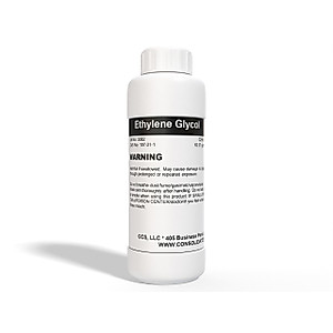 Ethylene Glycol High Purity - New Tamper-Evident Sealed Bottles 500ml (16 fl oz)