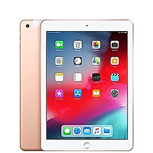 Apple iPad 9.7in 6th Generation WiFi + Cellular (32GB, Gold) (Renewed)