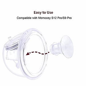 Flange Inserts 13/15/17/19/21mm 10PC,Compatible with Momcozy S12 Pro/S9 Pro/S12/S9 Wearable Breastpump Cup,for Medela/Spectra/Bellaaby/TSRETE 24mm Shields/Flanges,Reduce 24mm Tunnel Down to Other Size