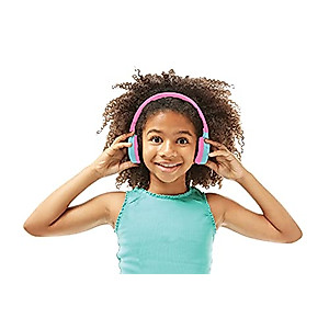 LEXiBOOK Unicorn 2-in-1 Bluetooth Headphones for Kids - Stereo Wireless Wired, Kids Safe, Foldable, Adjustable, HPBT010UNI