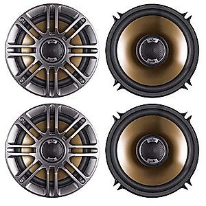 4X Polk Audio DB521 5.25 Inch Coaxial Marine Boat Yacht Boat Car Audio Stereo Speaker (2 Pairs)