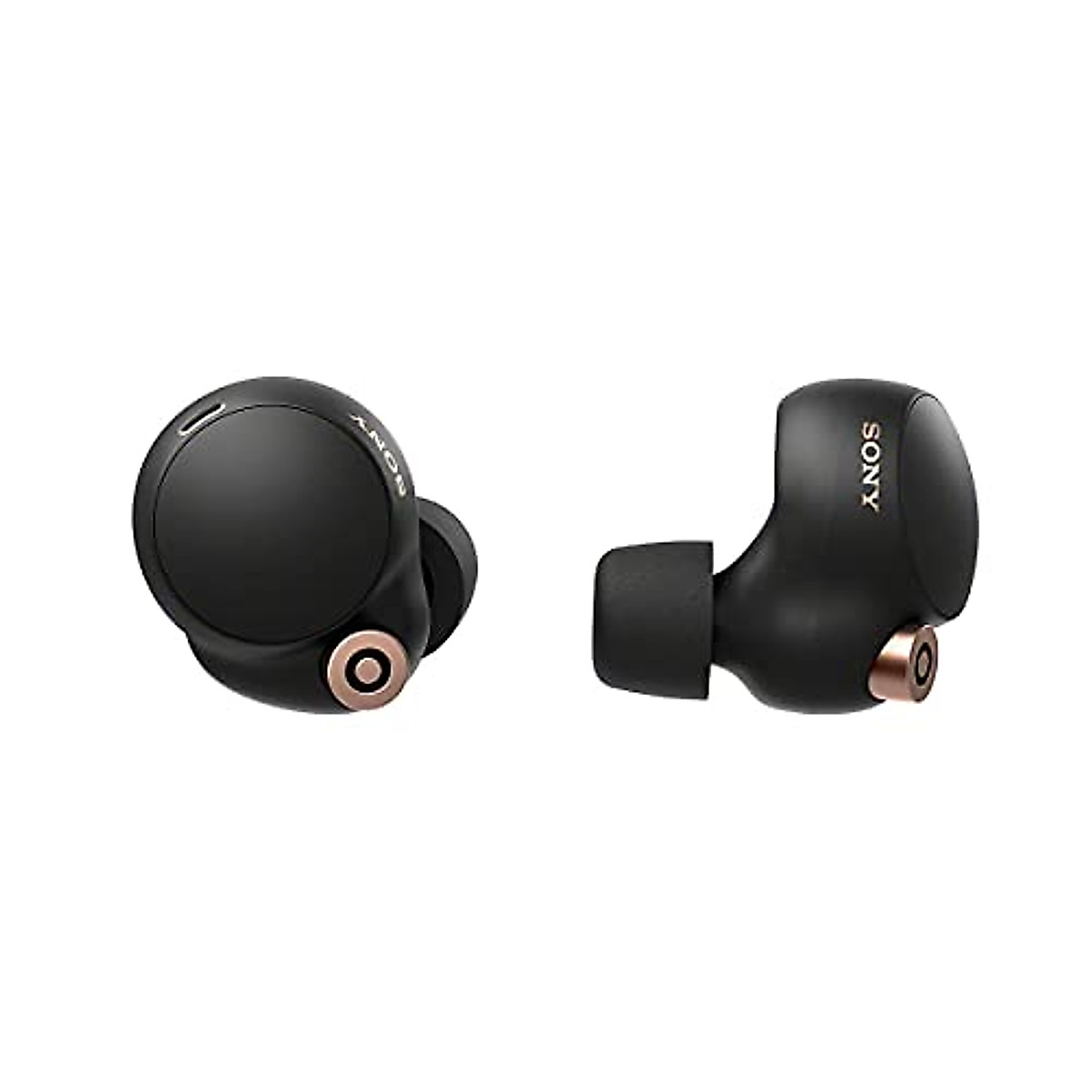 Sony WF-1000XM4 Truly Wireless Noise Cancelling Headphone - Optimised for Alexa and Google Assistant - with Built-in mic for Calls - Bluetooth Connection - Black/Copper