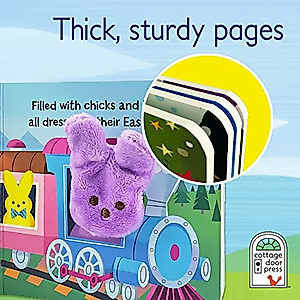 Go, Peeps, Go! Peeps Finger Puppet Board Book Easter Basket Gifts or Stuffer for Baby or Toddlers