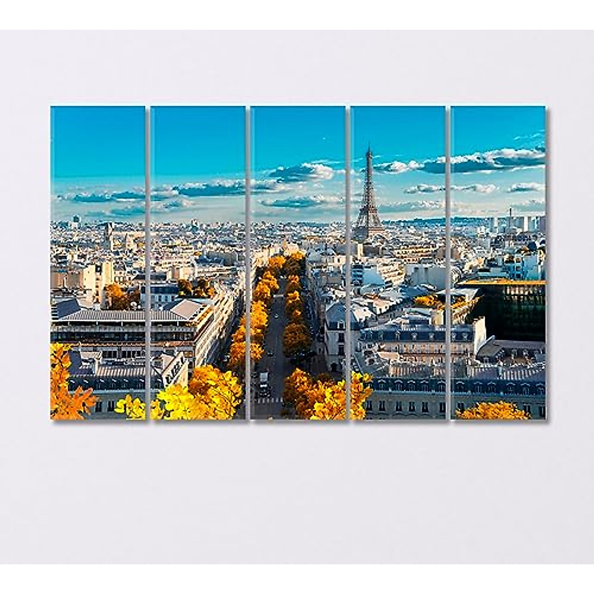 Autumn in Paris Canvas Print 1 Panel / 36x24 inches