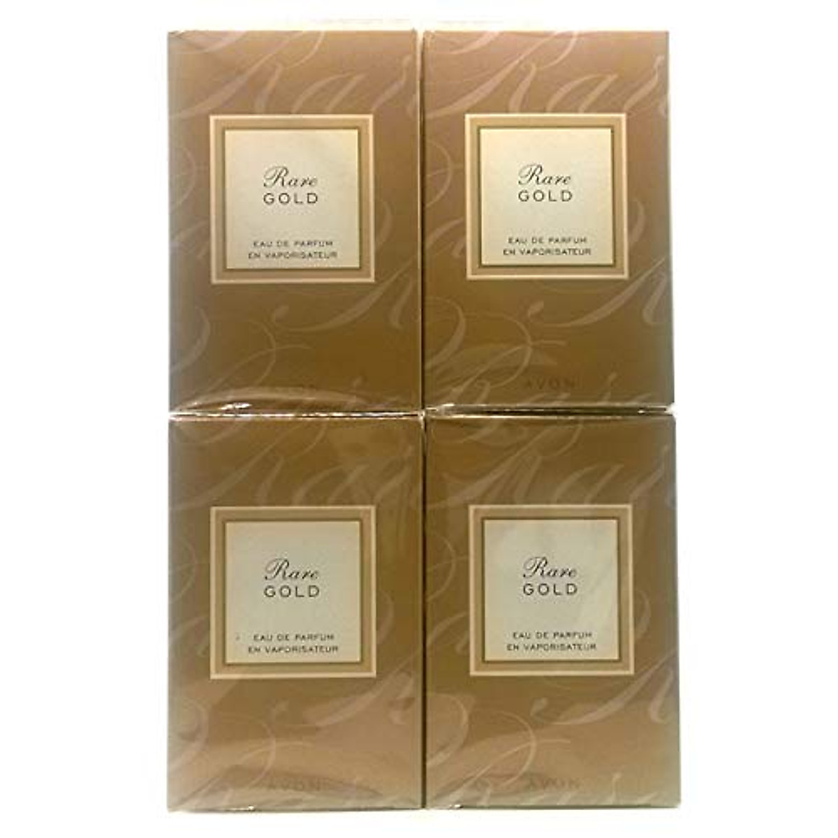 4 x AVON Rare Gold Eau de Parfum 50ml - 1.7fl.oz. SET !