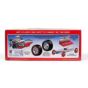 AMT1362 Coca-Cola 1968 Chevy El Camino SS 1:25 Model Kit