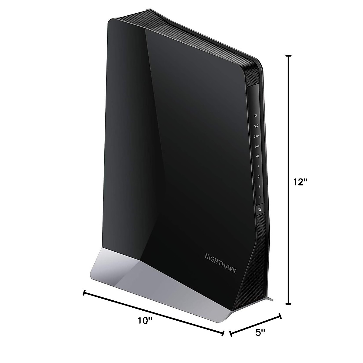 NETGEAR Nighthawk WiFi 6 Mesh Range Extender EAX80 - Add up to 2,500 sq. ft. and 30+ devices with AX6000 Dual-Band Wireless Signal Booster & Repeater (up to 6Gbps speed), plus Smart Roaming