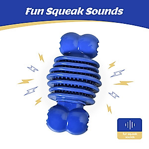 PetMedics Soothing & Wellness Durable Dog Chew Aid for Medium to Large Dogs - Moderate to Tough Chewers - Dog Toothbrush, Teething with Fun & Calming Sounds